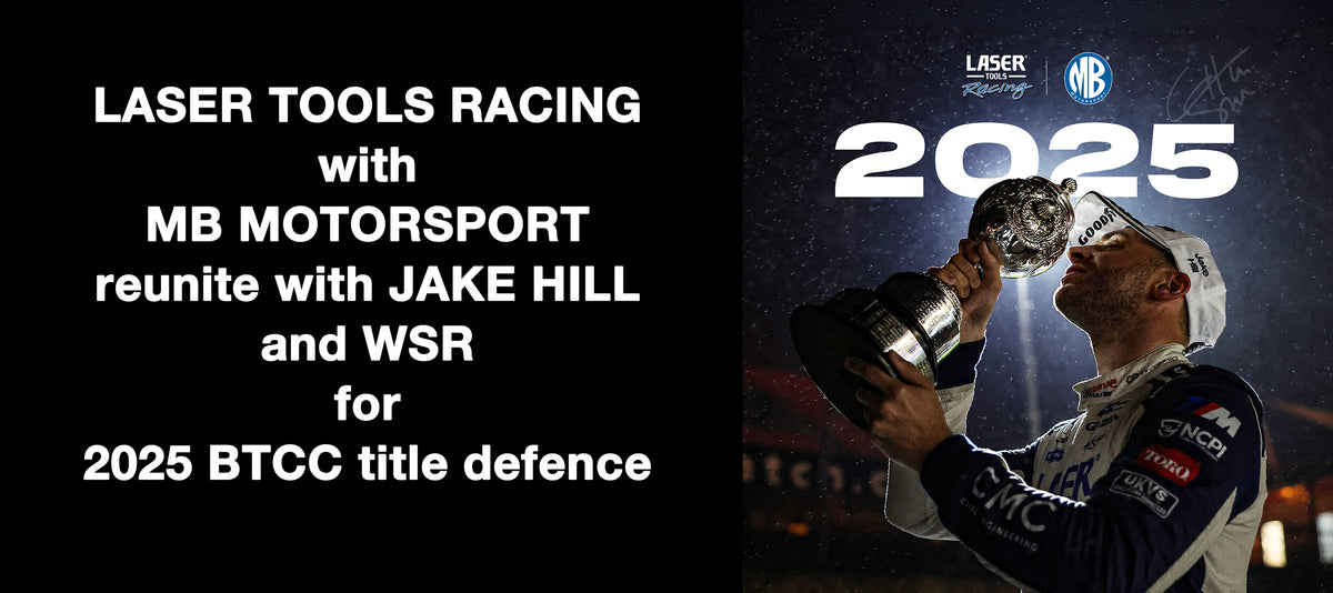 Laser Tools Racing with MB Motorsport announce that Jake Hill will lea