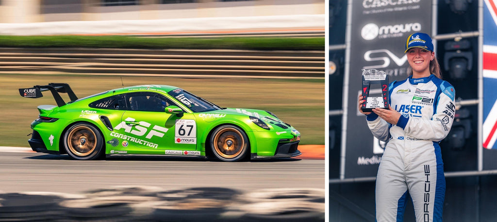 Chloe Grant celebrates her strongest results of the season at Valencia ...