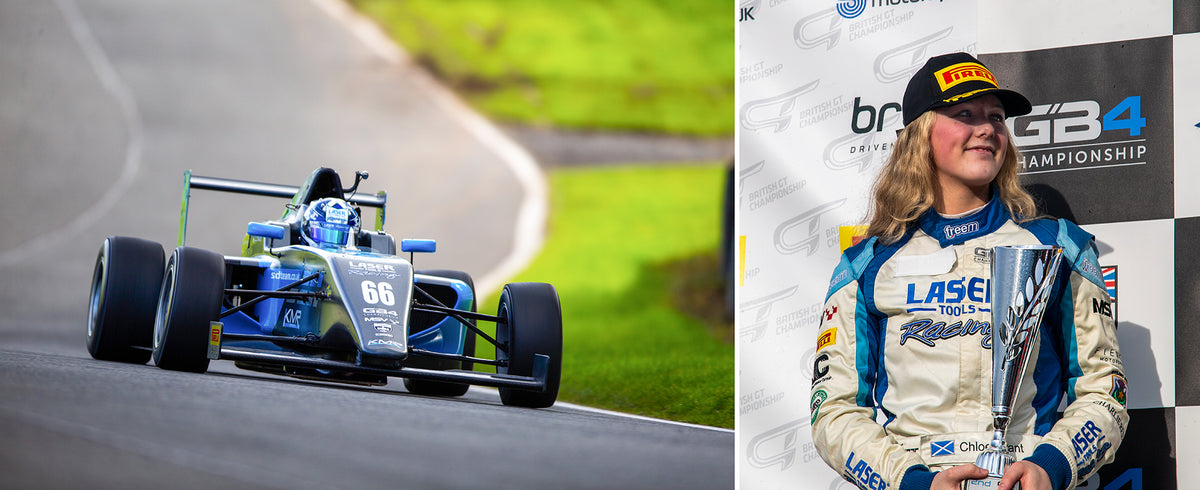 Chloe Grant scores her first GB4 podium on her return to the series ...